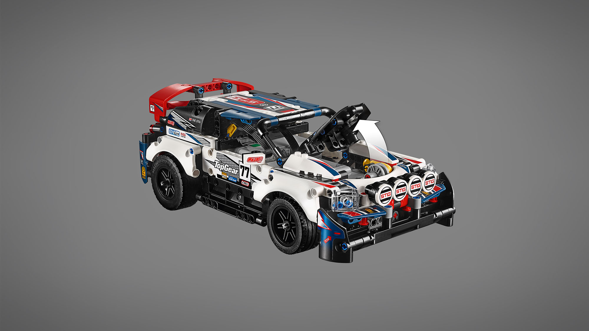 Top Gear Rally Car with App Control - True North Bricks