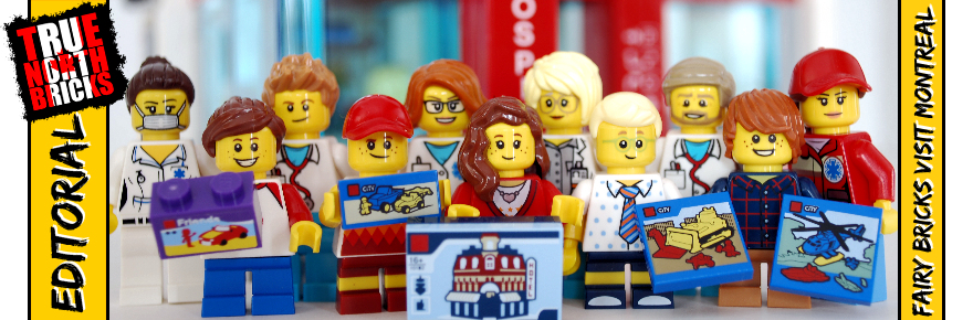 Fairy Bricks Magic at Montreal Children's Hospital - True North Bricks