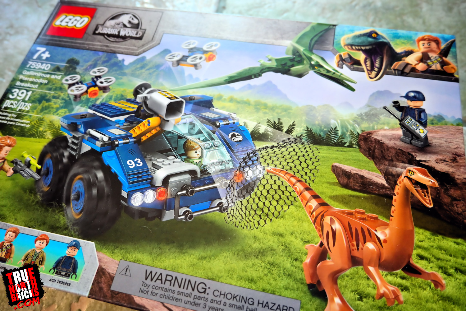 Gallimimus & Pteranodon Breakout (75940) Review - True North Bricks