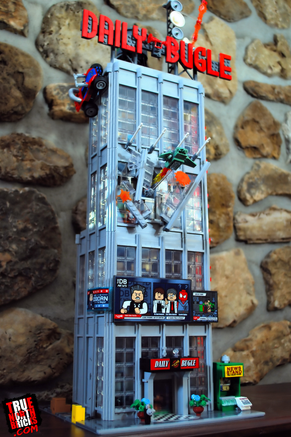 Daily Bugle (76178) LEGO Marvel Superheroes Review - True North Bricks