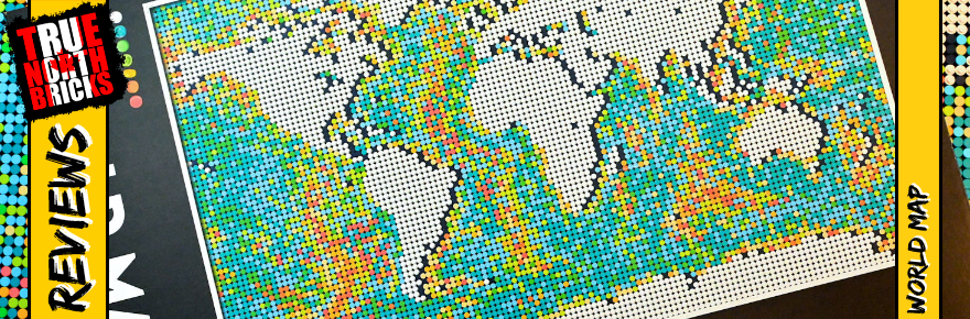 World Map (31203) Review - LEGO® Art - True North Bricks